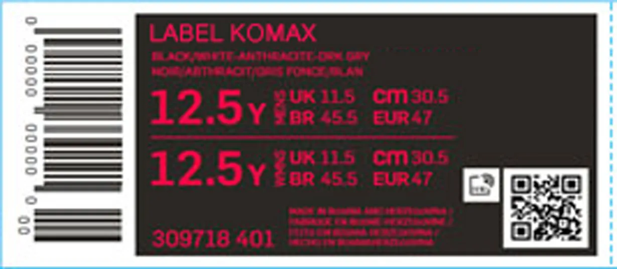 RFID UPC LABEL - Komax Vietnam