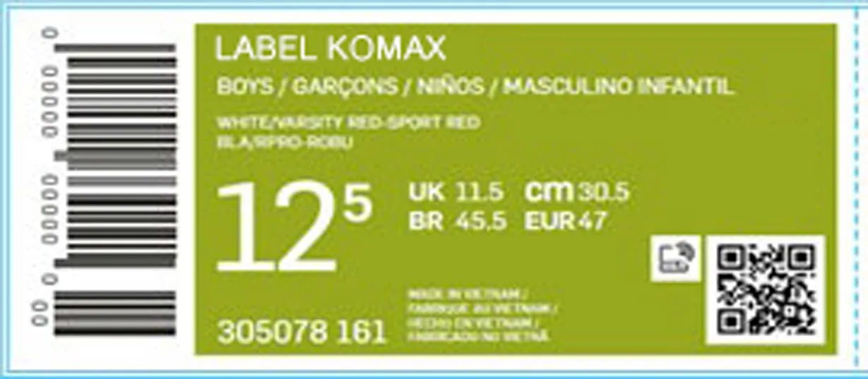 RFID UPC LABEL - Komax Vietnam