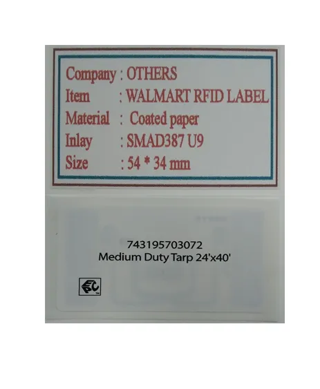 WALMART RFID LABEL - Komax Vietnam